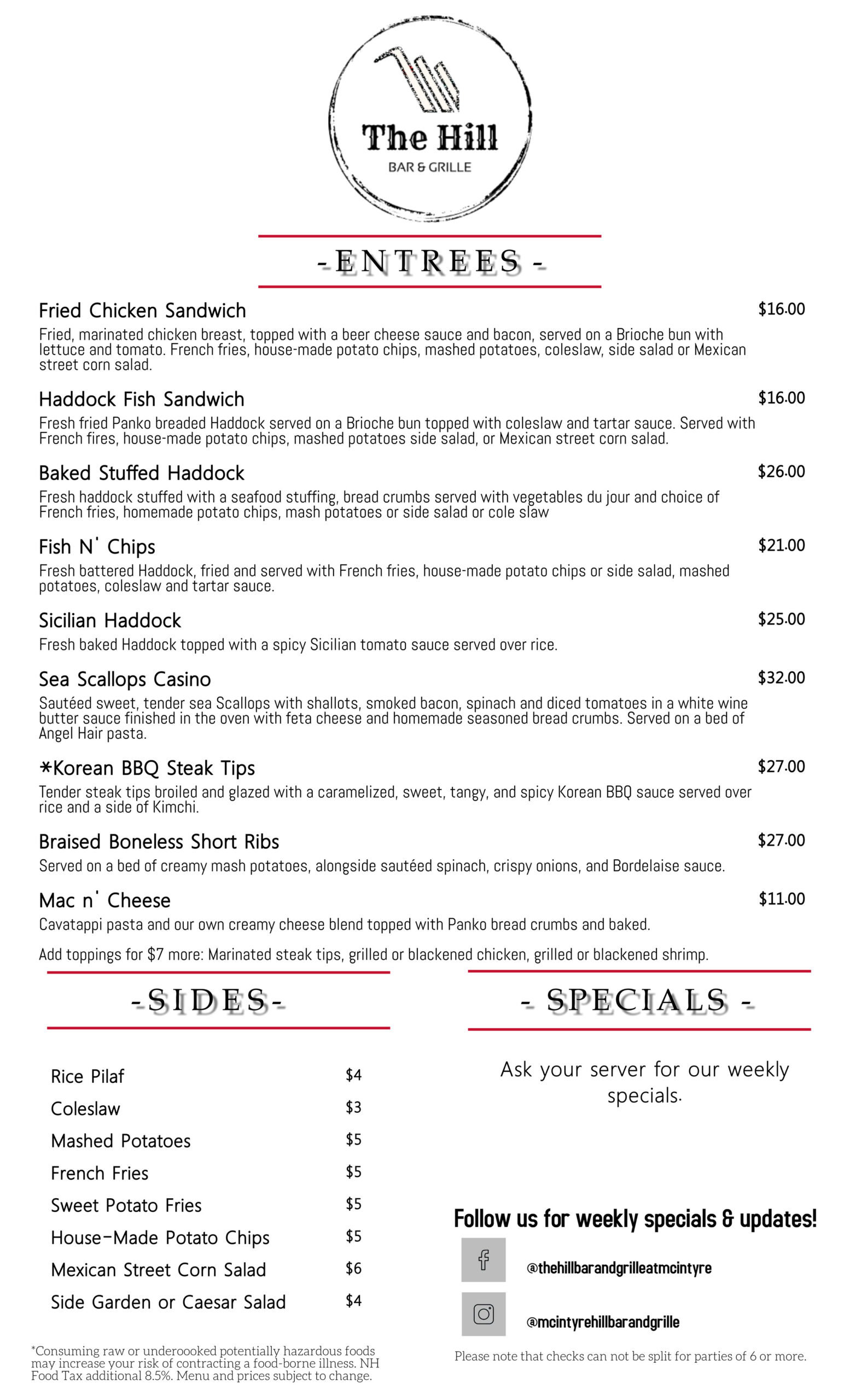 The Hill Bar And Grille - McIntyre Ski Area